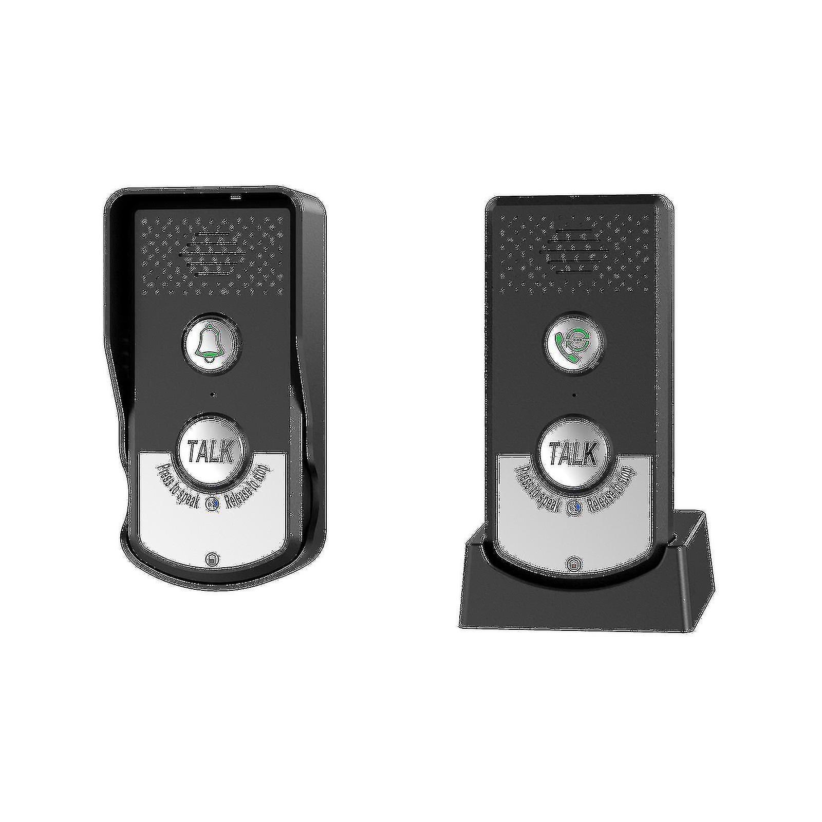 Voice Intercom Doorbell Wireless Doorbell 1-8 Floors Two-way Intercom ...
