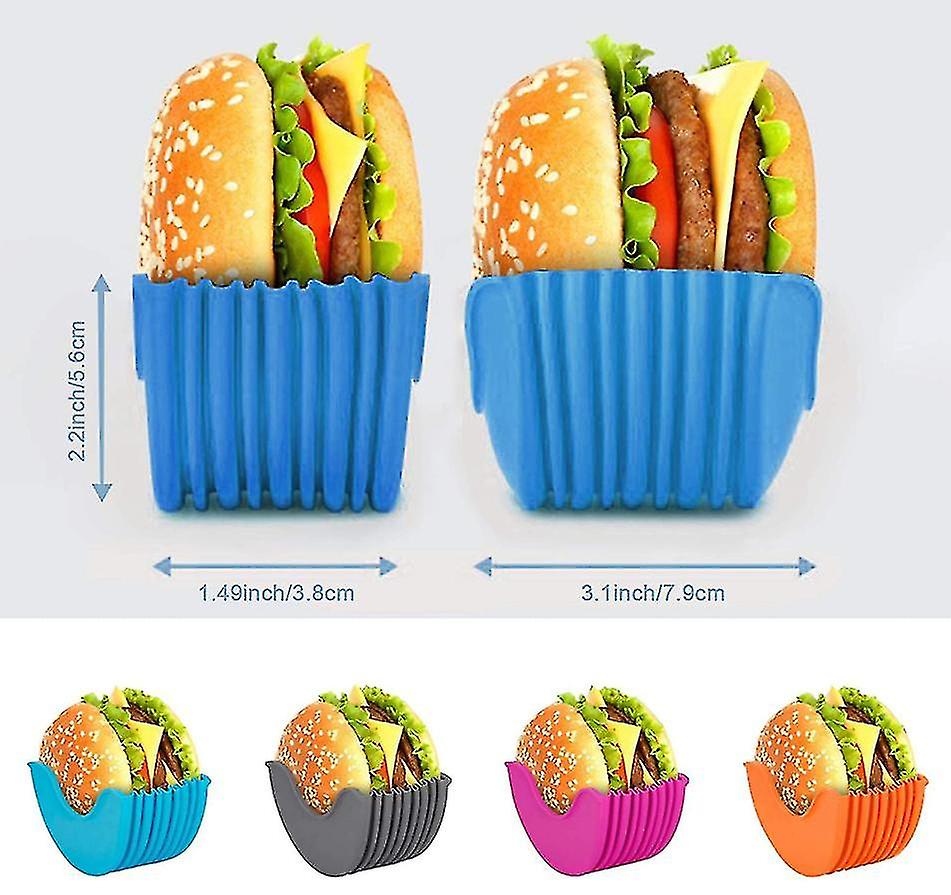Hamburger Buns Fixed Box Burger Holder Sandwich Holder Reusable Ha ...
