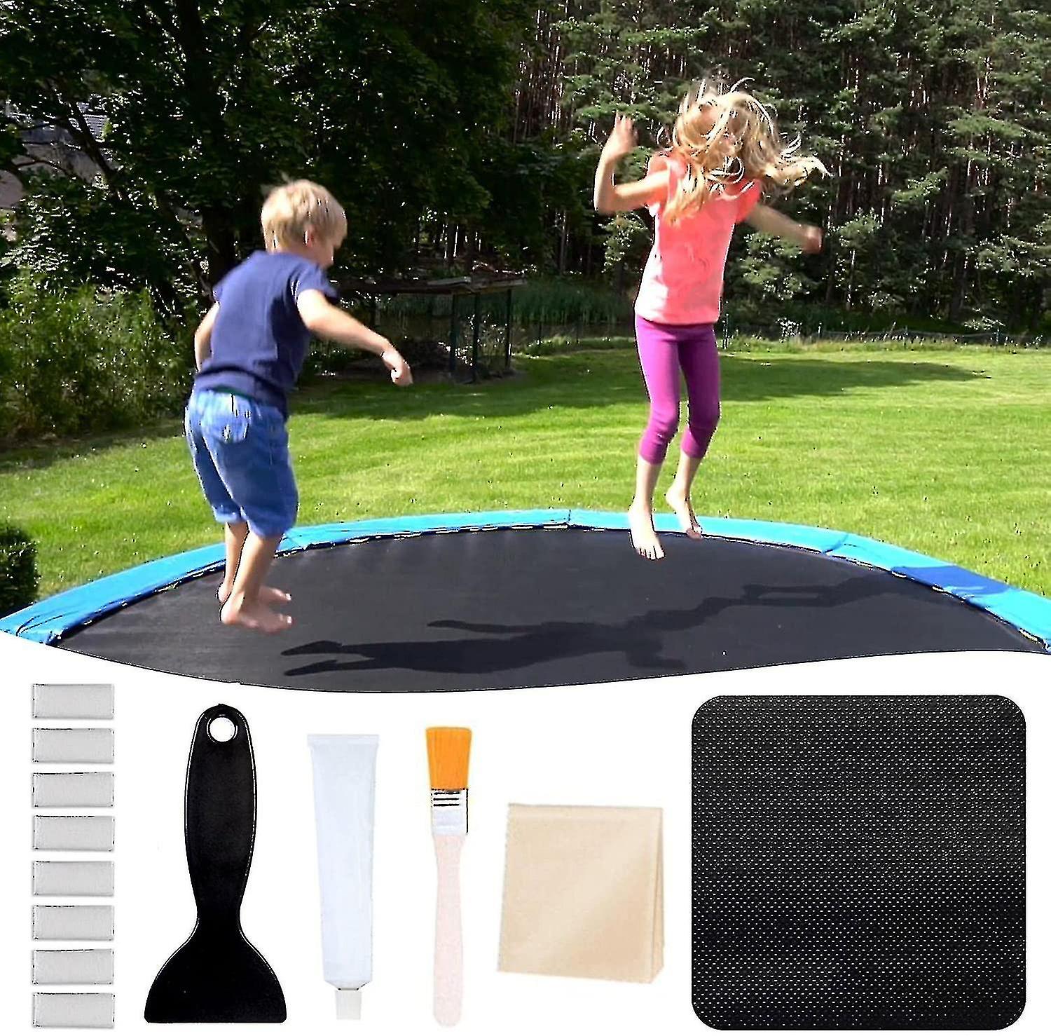 19 Piece Trampoline Patch Repair Kit - Repair Trampoline Torn Or Holes ...