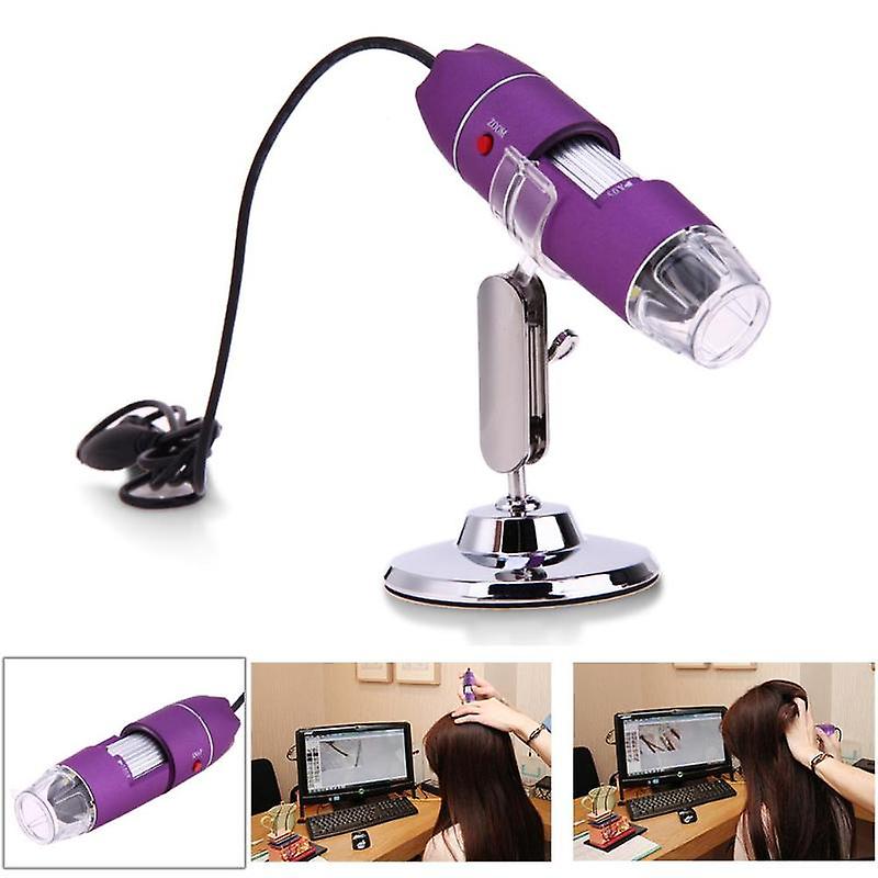 50X-500x usb digital microscope skin hair follicle scalp detector ...