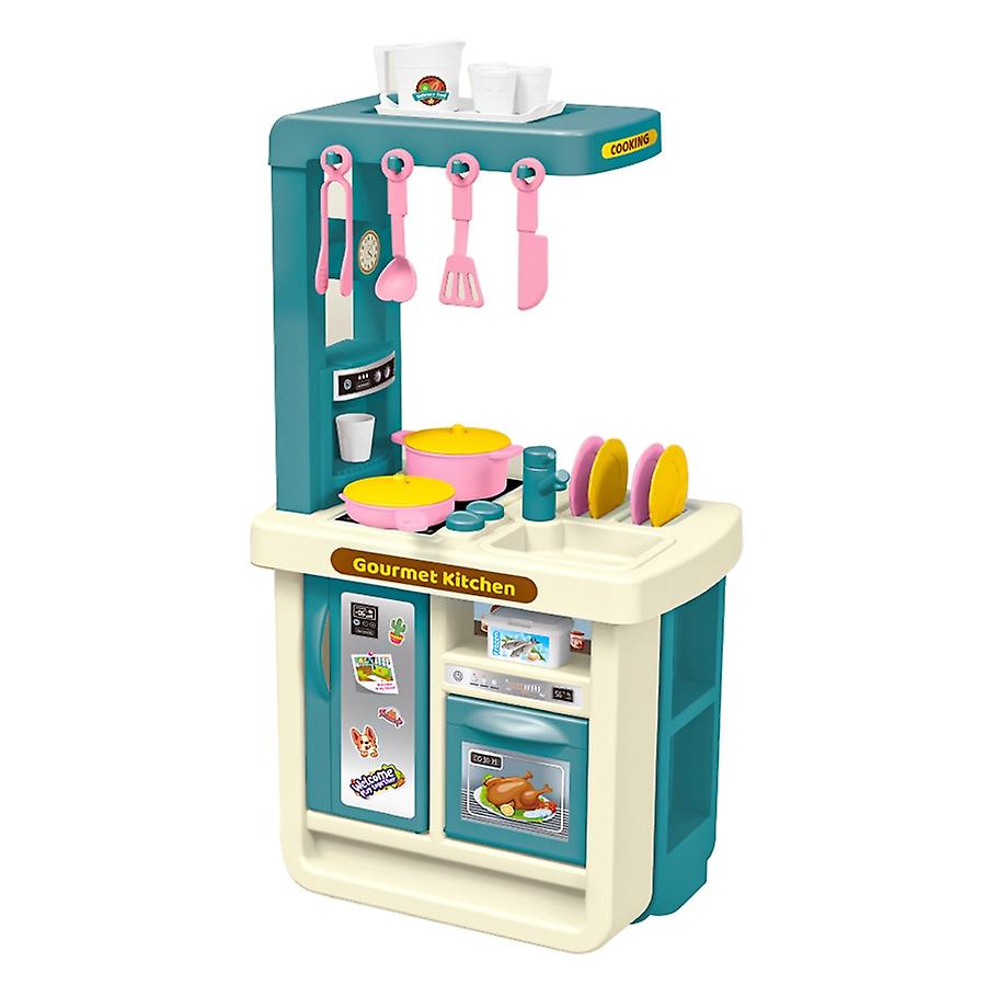 18046 Kids Play House Mini Kitchen Toy Simulation Plastic Cooking ...