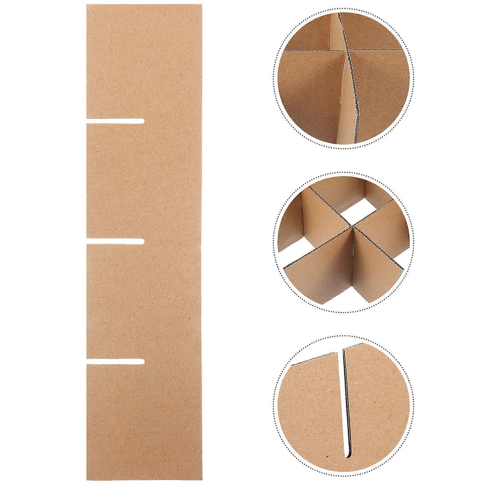 12 Pcs Moving Boxes Dividers Glass Packing Kit Cardboard Box Divider ...