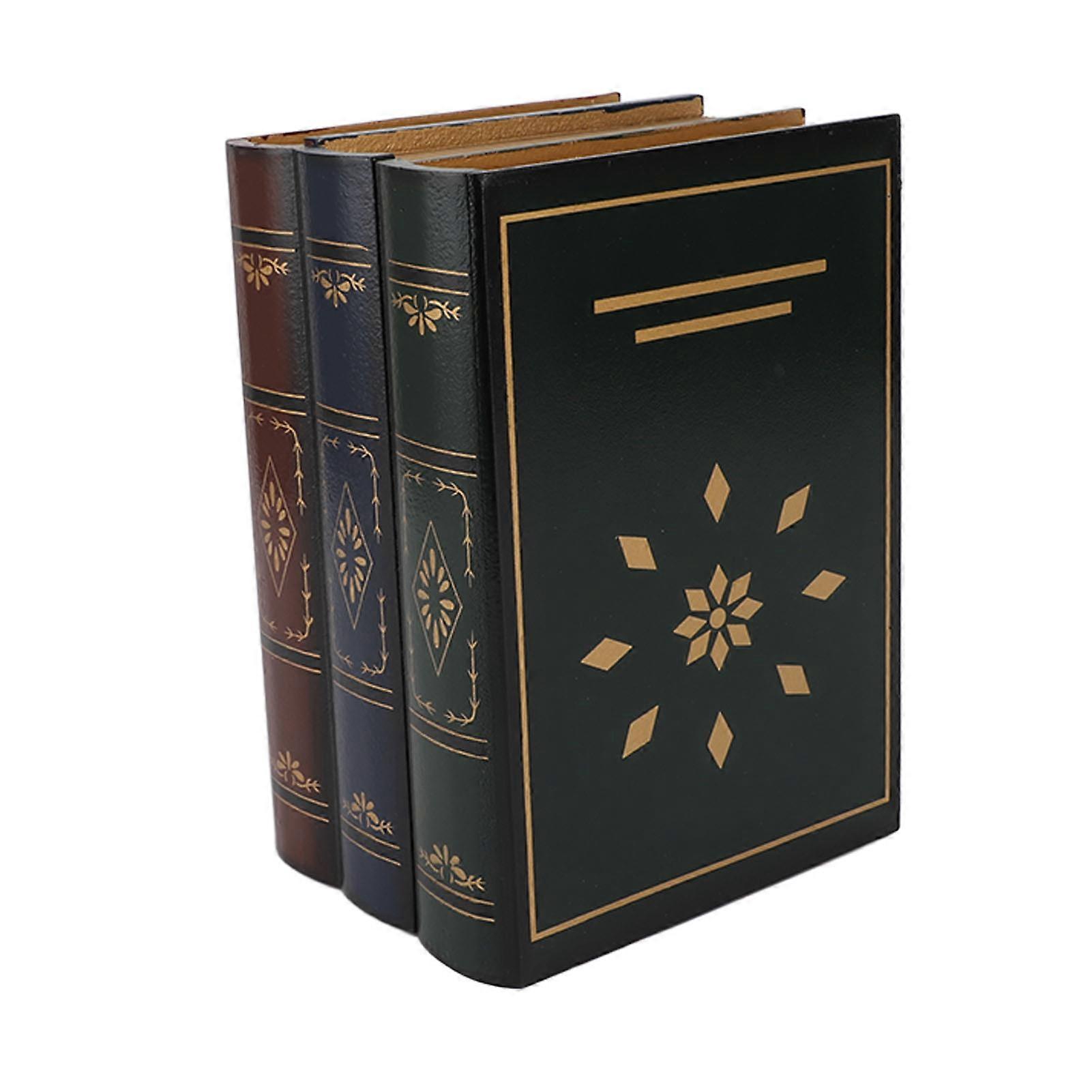 Book Shape Storage Box Antique Decorative Book Boxes Vintage Faux Fake ...