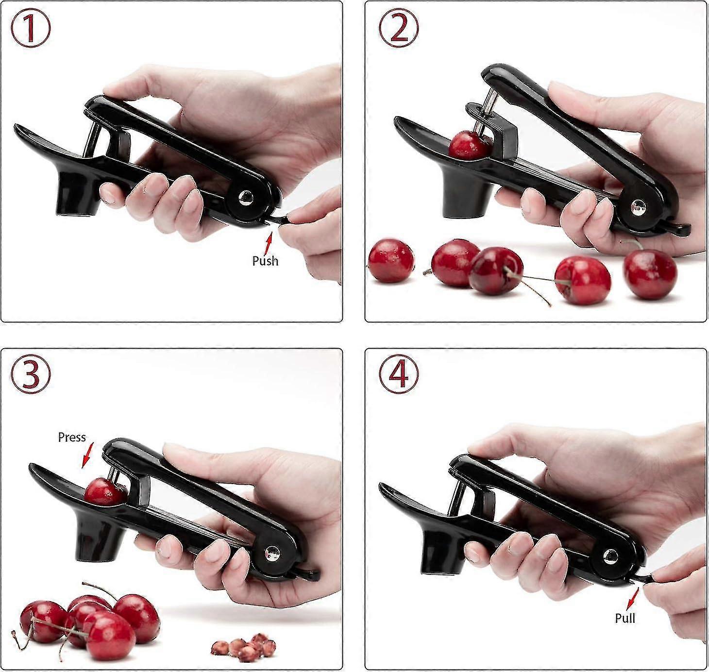 Cherry Pitter Tool Cherries Corer Pitter Tool Stainless Steel Fruit Pit ...