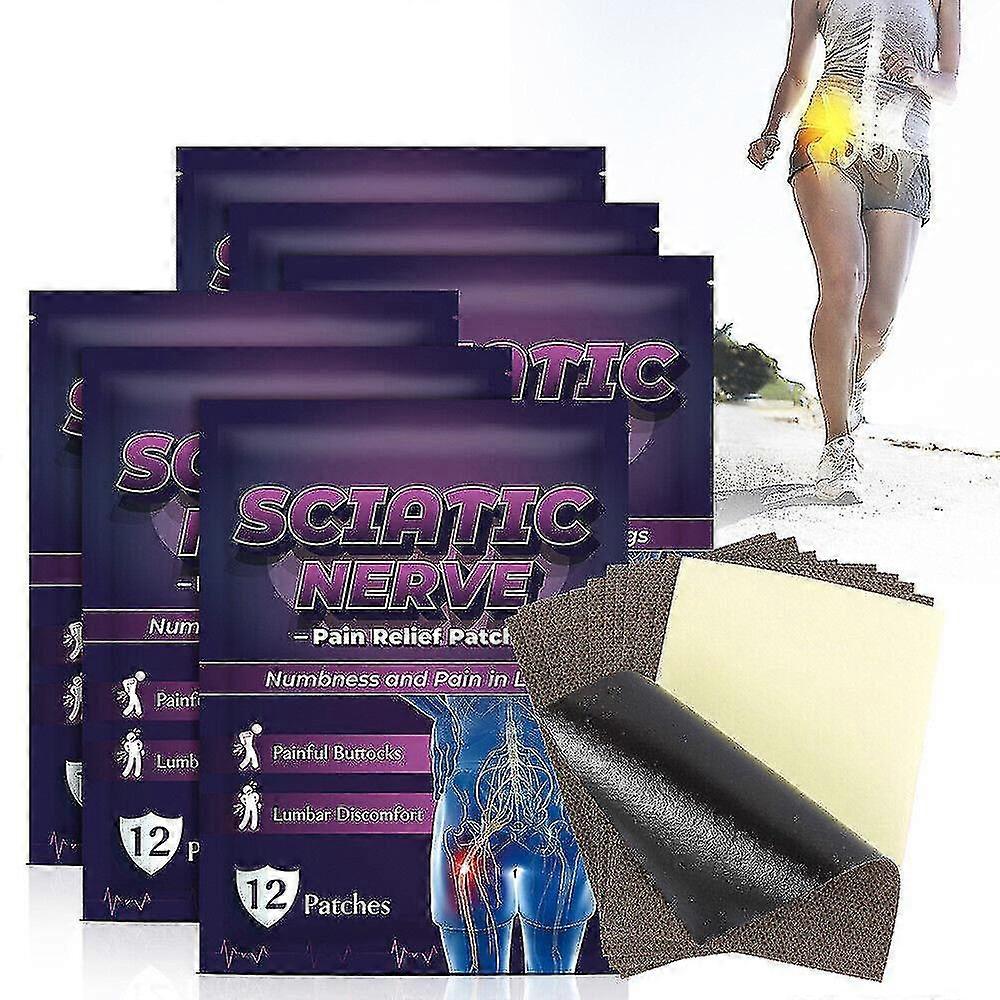 Sciatica Nerve Pain Relief Patch Heating Patch Body Meridians Plaster ...
