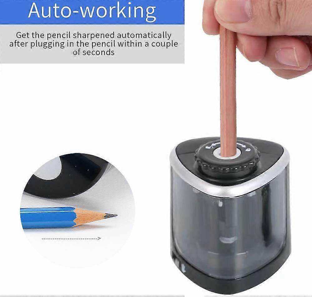 Electric Pencil Sharpener Battery Operated Automatic Sharpener For Home ...