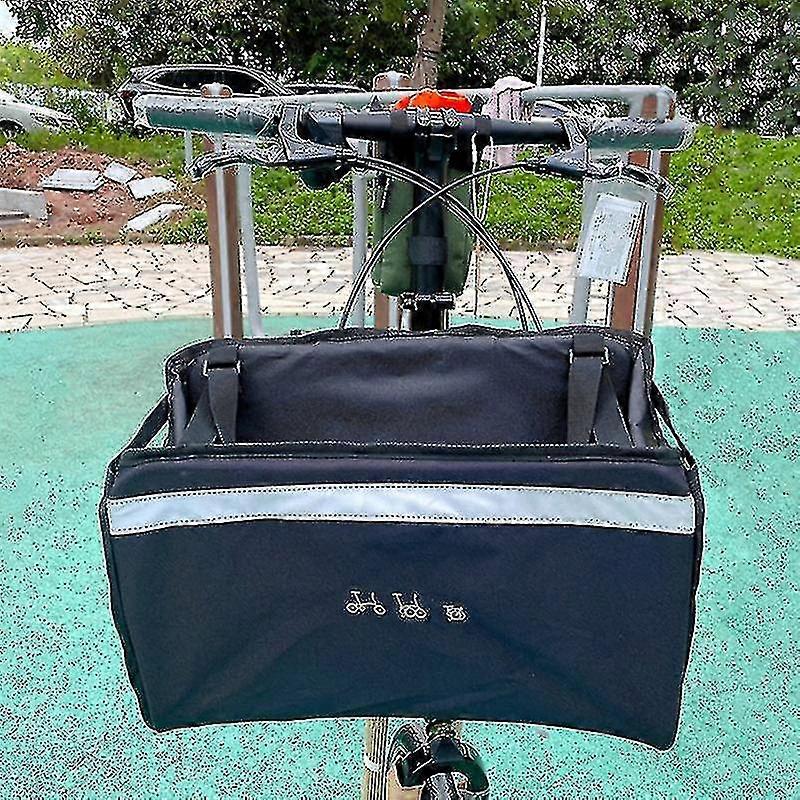 For /birdy Folding Bike Front Bag Basket Bag Bicycle Head Vegetable ...