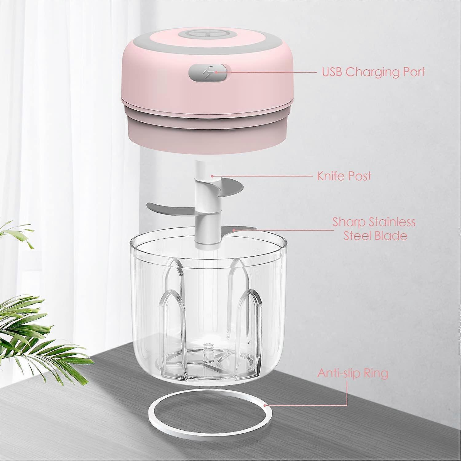 Electric Mini Garlic Chopper, Food Slicer And Chopper 250ML, Blender to ...