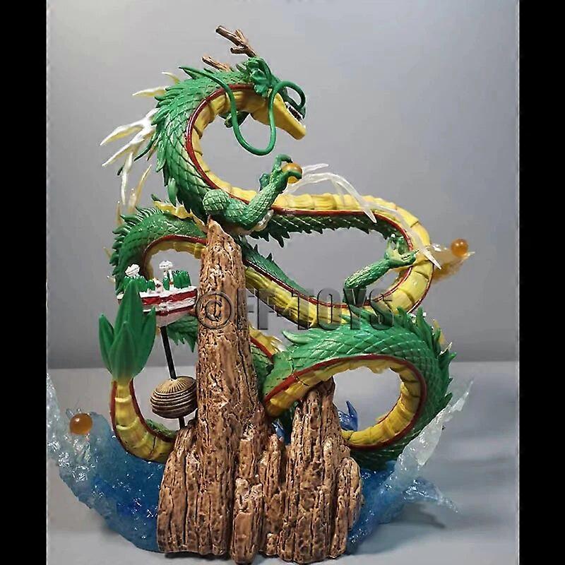 Anime Dragon Ball Z Shenron Figure with kid goku Figurine PVC Action ...