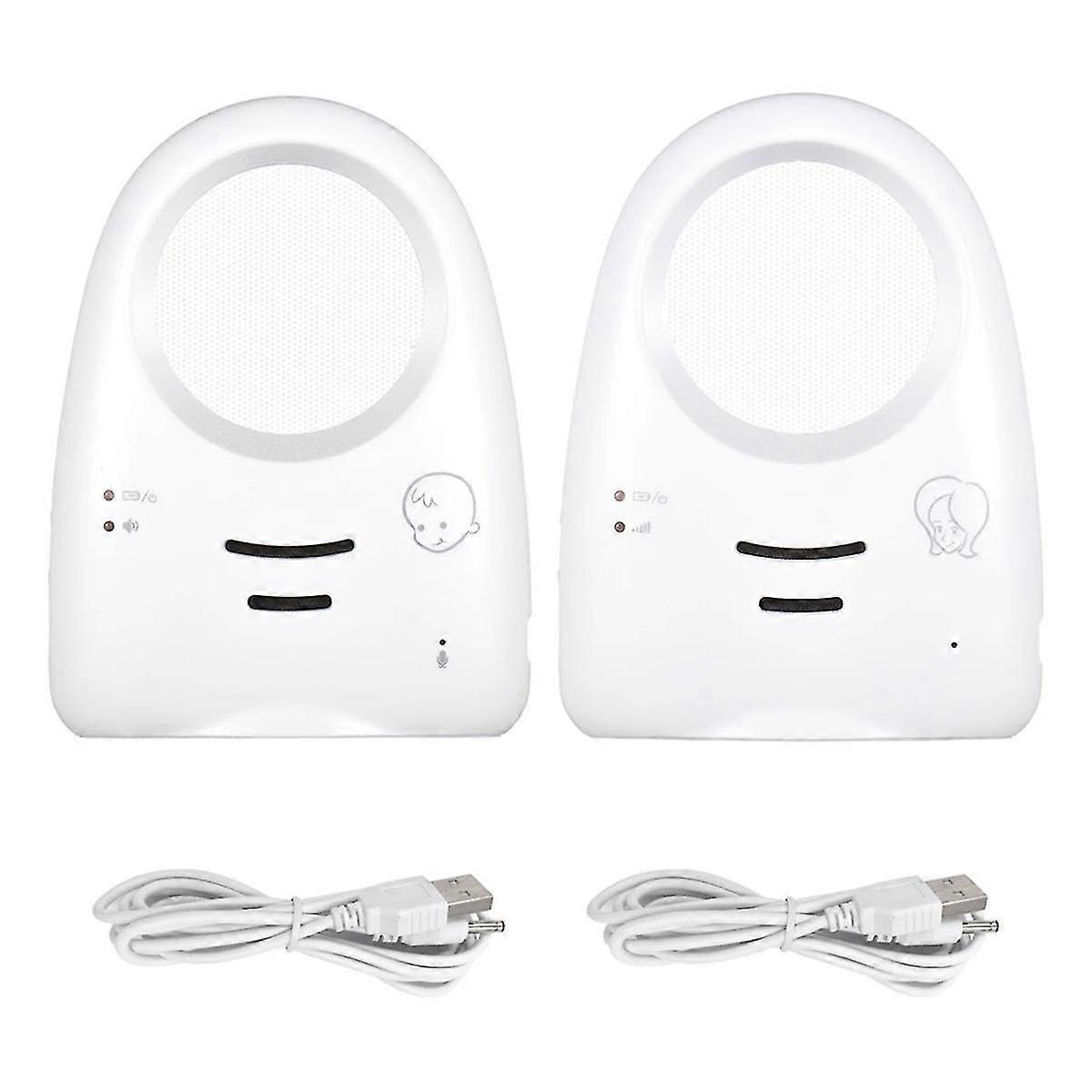 Portable 2.4GHz Wireless Digital Audio Baby Monitor One-Way Talk ...