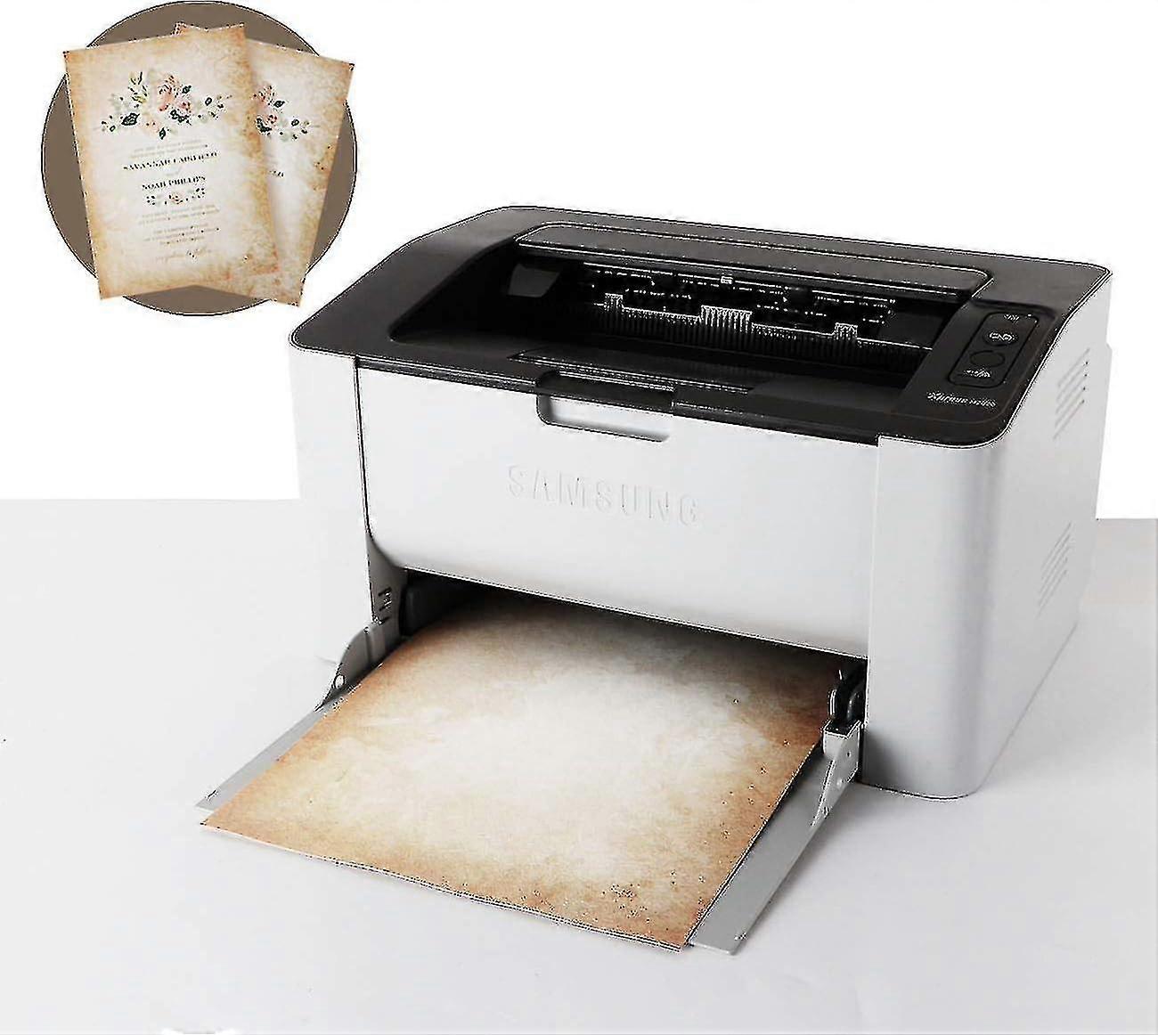 100 Sheets Of Writing Paper With Pattern Old Paper Din A4 120 G/m ...