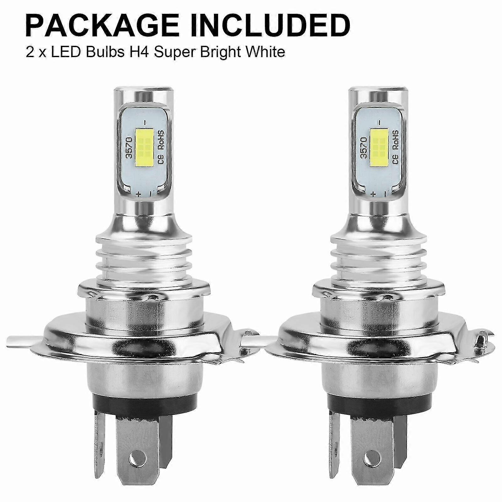 2 X H4 9003 Hb2 6000k Super White Csp Led Headlight Bulb Kit | Fruugo HU