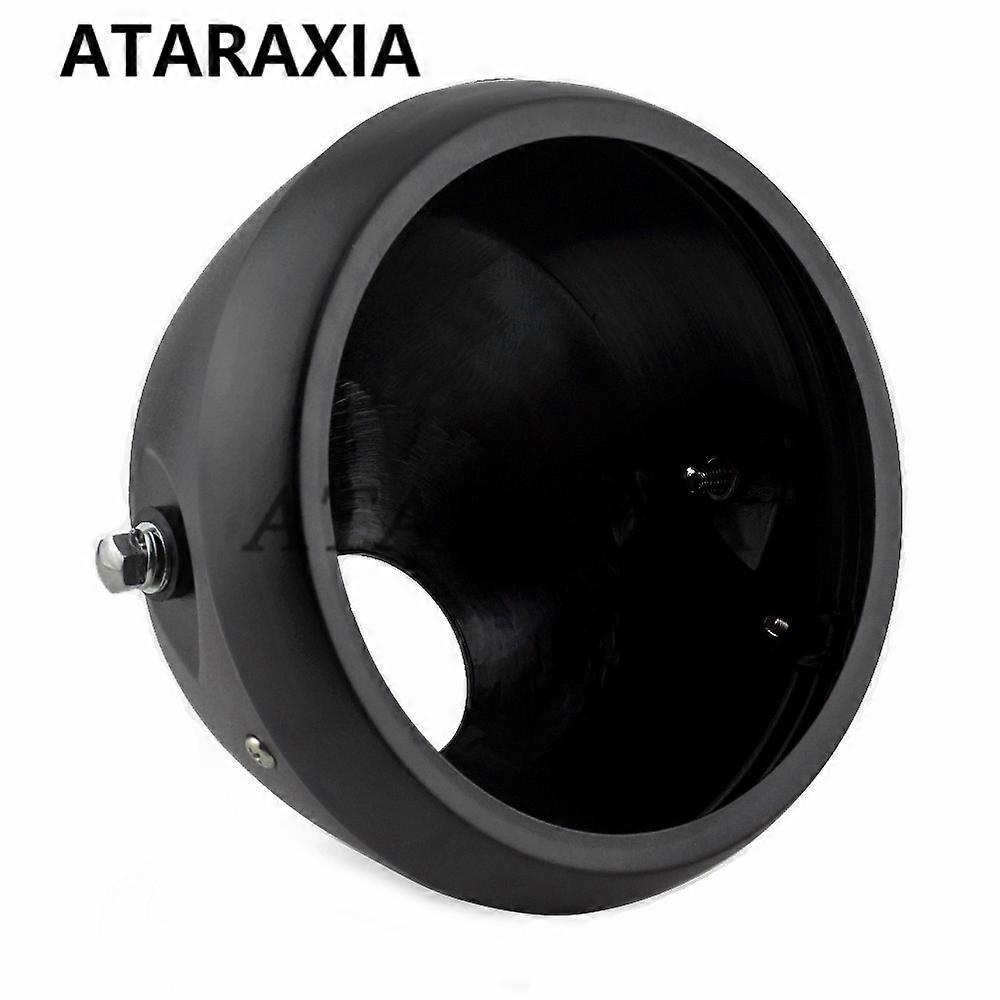 7 inch Motorcycle Headlight Side Mount Round LED Headlight Housing ...