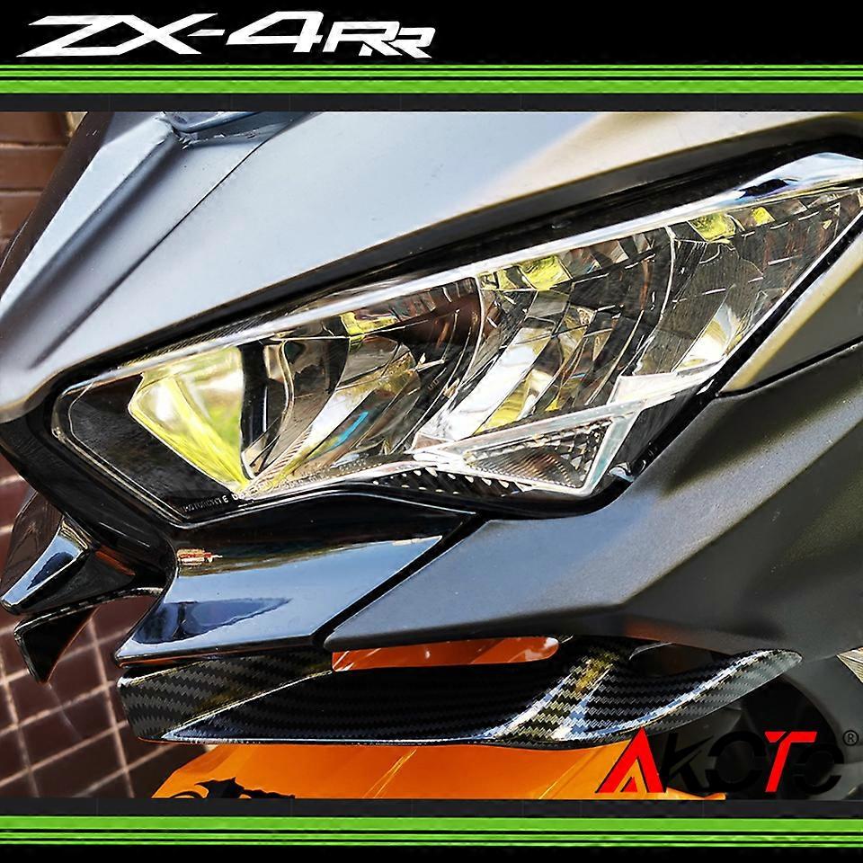 2023 Fighting Style ZX4RR Motorcycle Front Aerodynamic Winglets ...