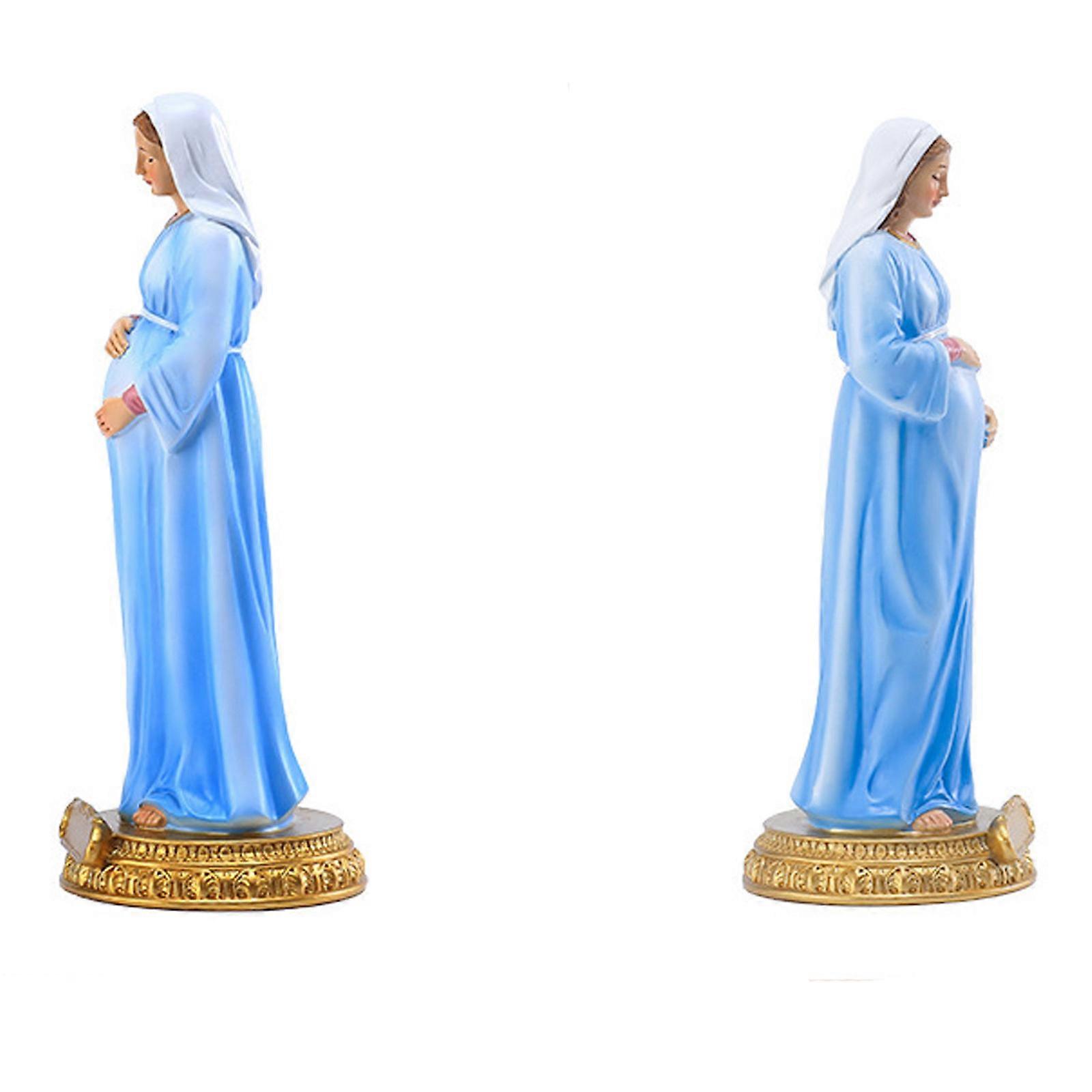 Virgin Mary Statue Mother of God Pregnant Mary Statue Expectant Mother ...