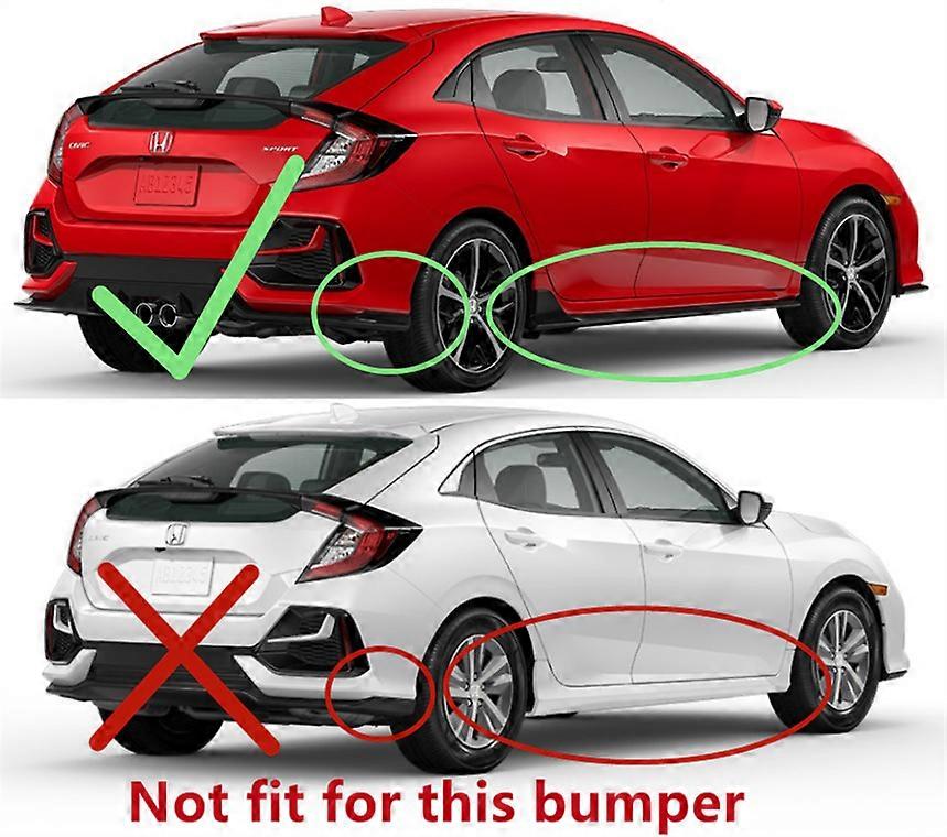 Set Splash Guards Mud Flaps For 2017-2021 Honda Civic Sport Hatchback ...