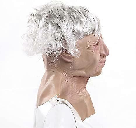 Halloween Horror Demon Scary Mask Realistic Full Head Props Creepy ...