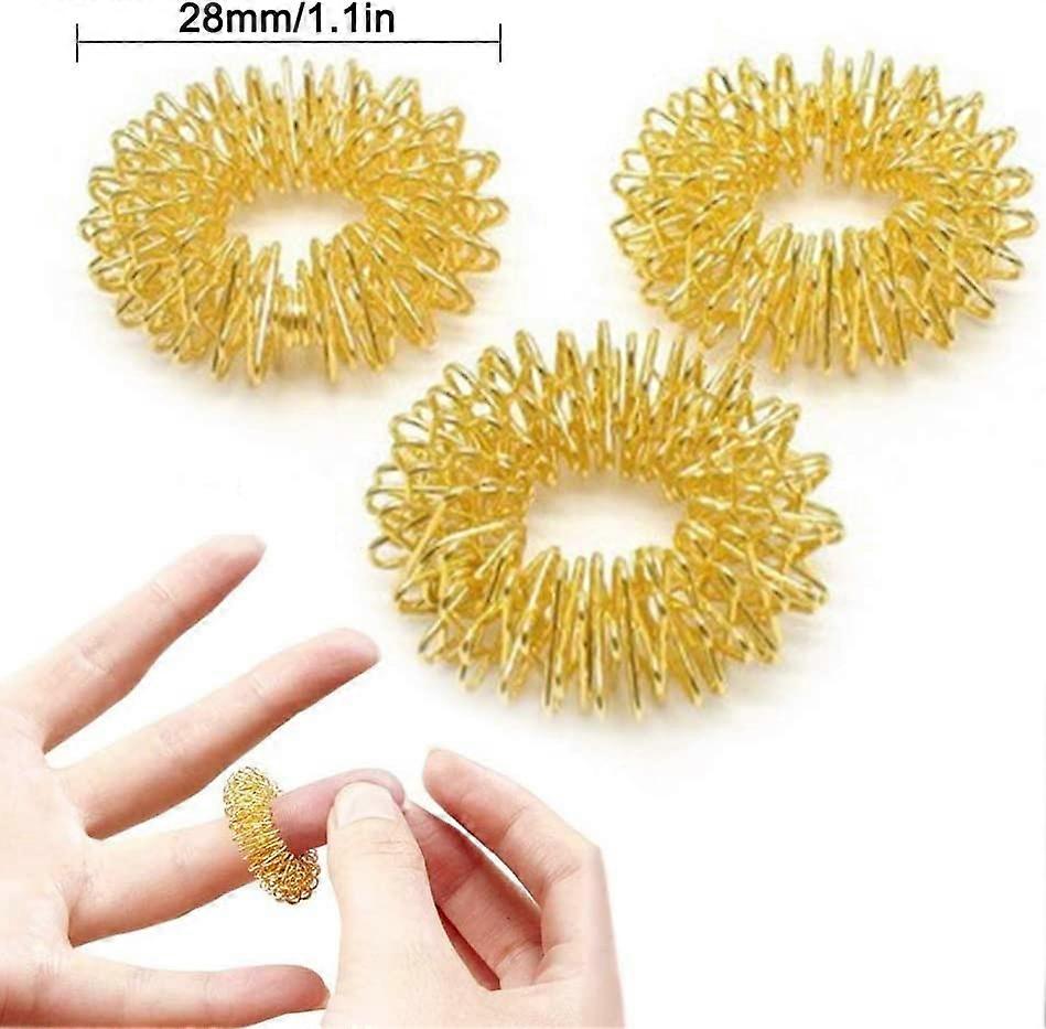 Acupressure Rings, Pack of 30 Finger Massage Rings - Massage for ...