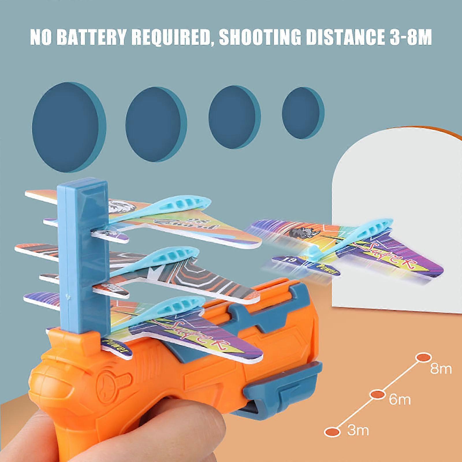Nye Katapult Fly Launcher Pistol Legetøj Sæt Udendørs Fly Til Børn ...
