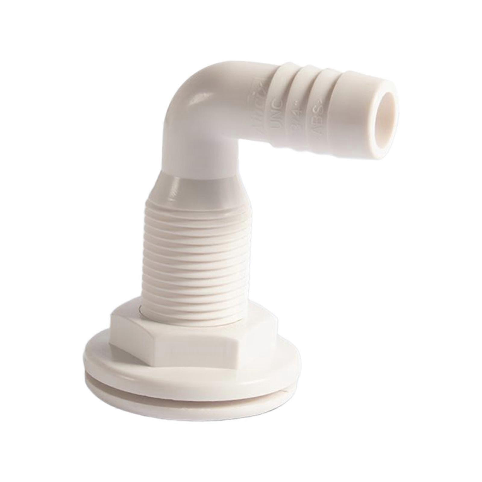 90 Degree Marine thru Hull Connector Marine Drain Outlet Replacement ...