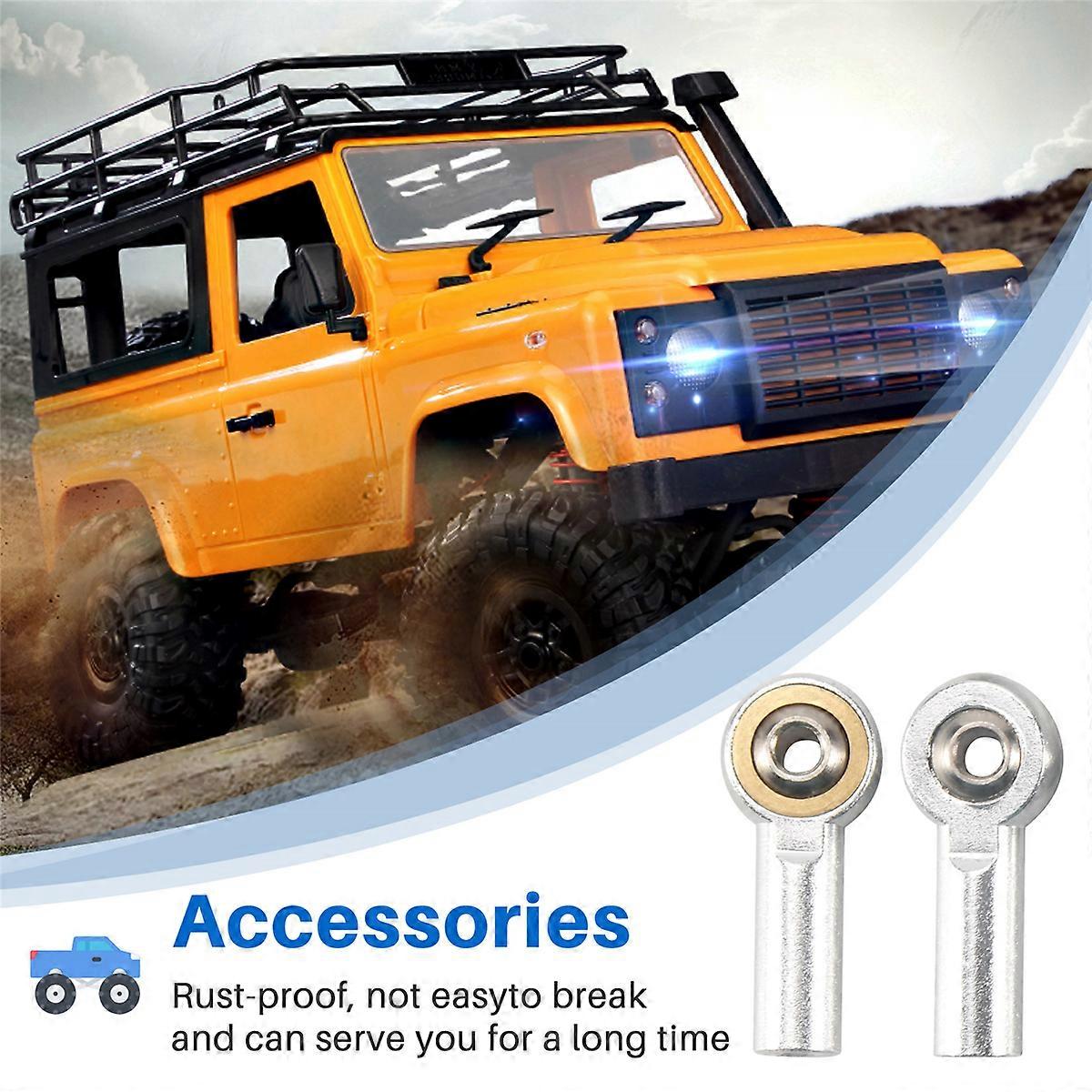 10Pcs M4 Metal Tie Push Link Rod End Joint Ball Head Holderfor 1/10 RC ...