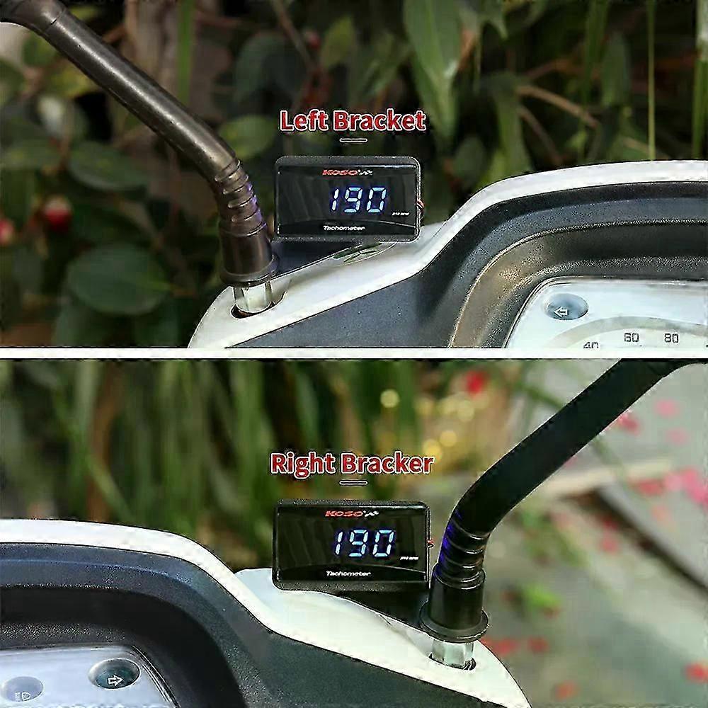 Rpm Mini Meter Motorcycle Lcd Digital Display Engine Tach Meter ...