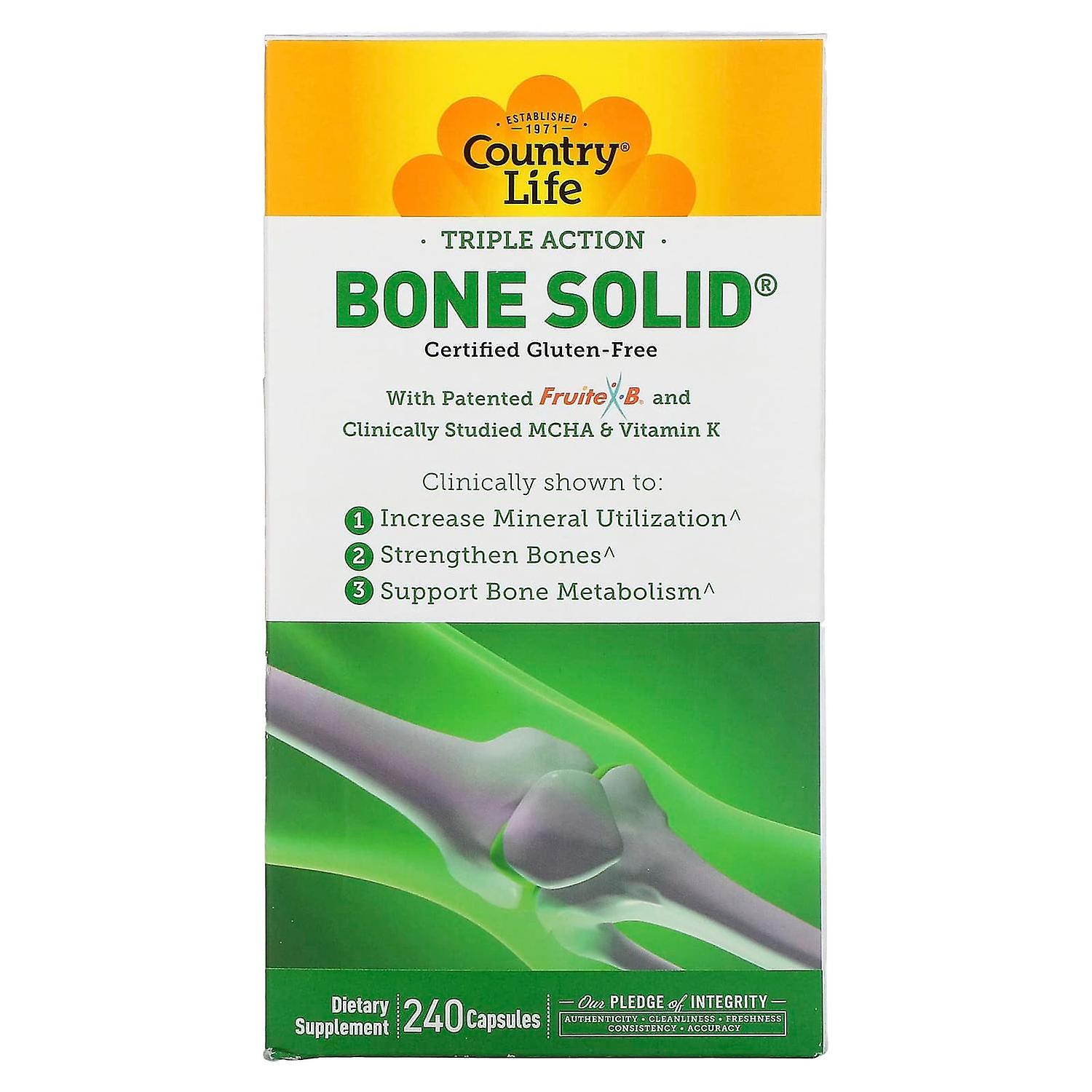 Country Life, Triple Action Bone Solid, 240 Capsules | Fruugo UK