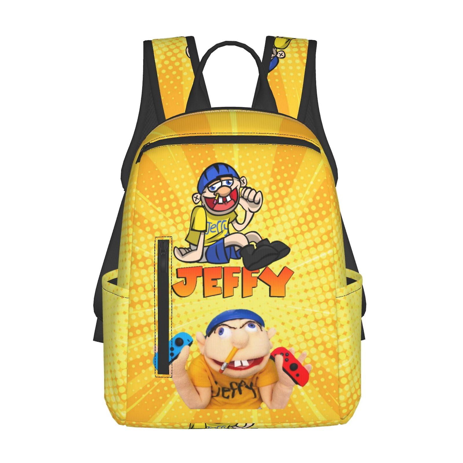 Game SML Jeffy Lightweight Backpack Student Bookbag School Bag Satchel ...