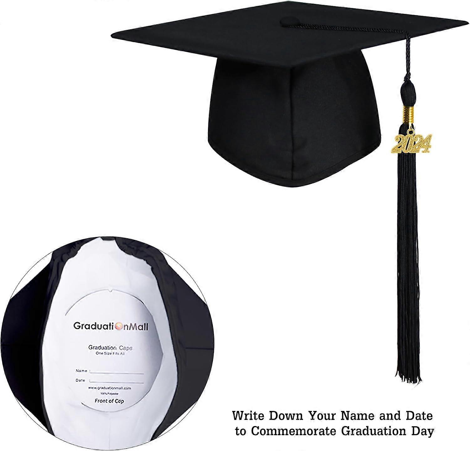 Graduation Hat for Adult 2024 lor Cap Motorboard Hat for High School ...