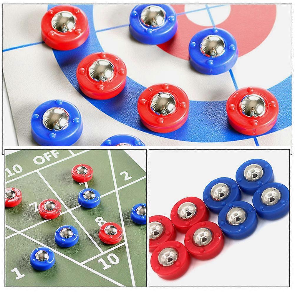 8pcs Kids Party Tabletop Sliding Pucks Table Soccer Game Rolling Beads ...