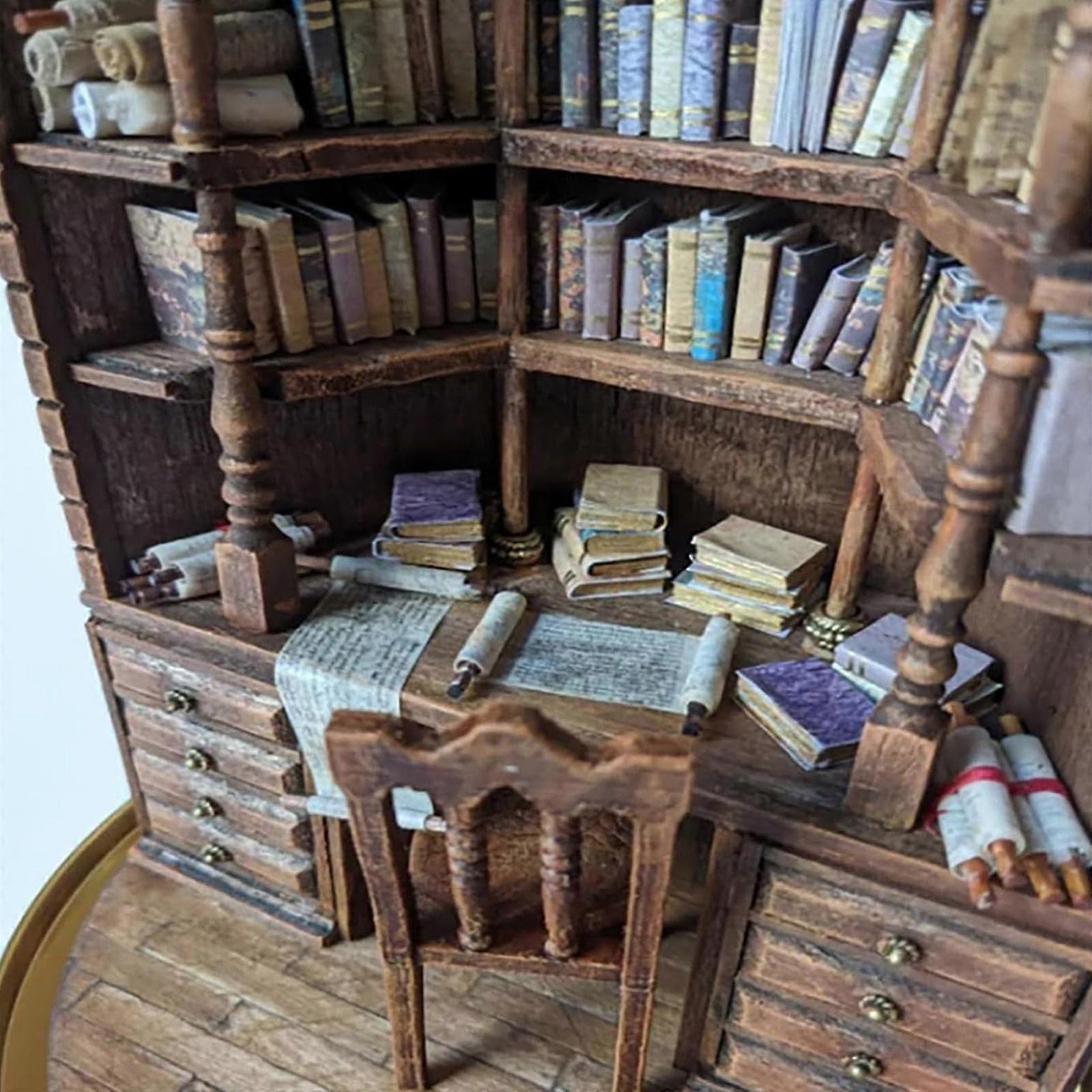 The Bay Library, Miniature Gothic Bookshelf, Anxiety Bookshelf ...