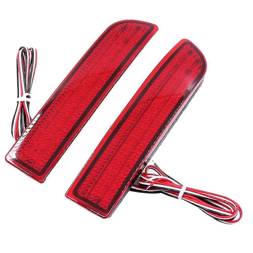 2x Car Led Tail Light Parking Brake Rear Bumper Reflector Lamp For ...