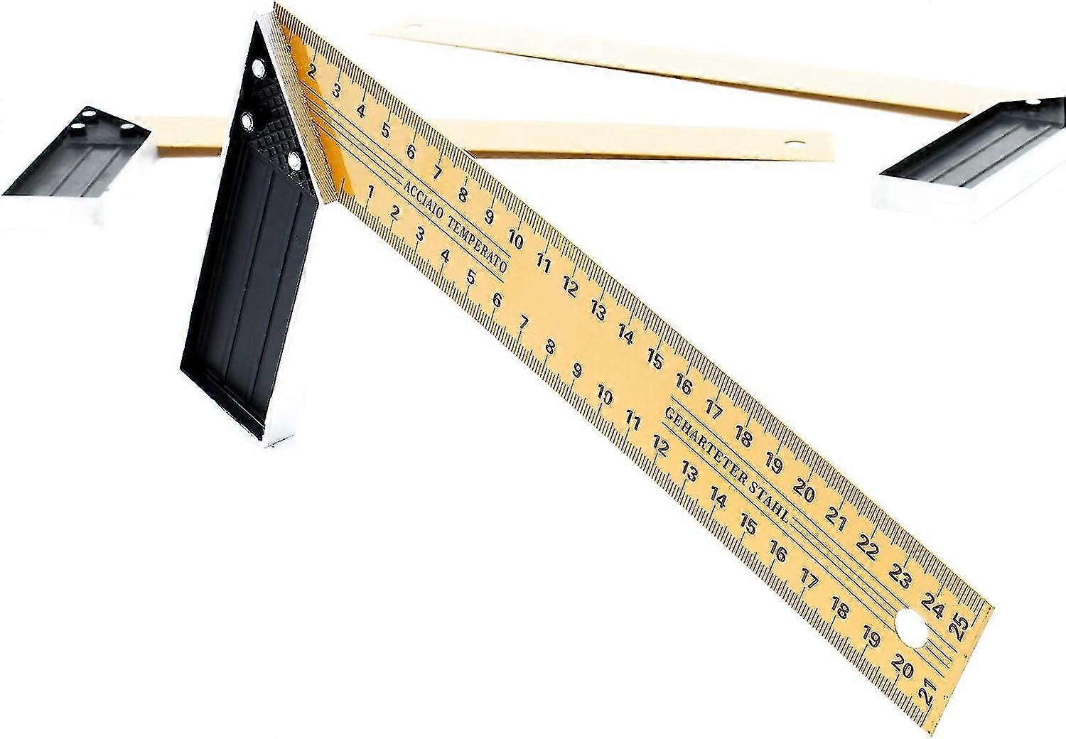 Carpenter Square Set 3 Pcs. 250-350mm 90 Stop Angle Carpenter's Square ...