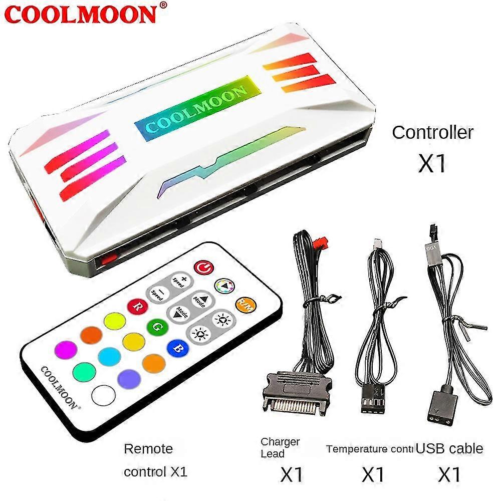 Argb Controller 4-pin Pwm Temperature Control 5v 3-pin Synchronization ...