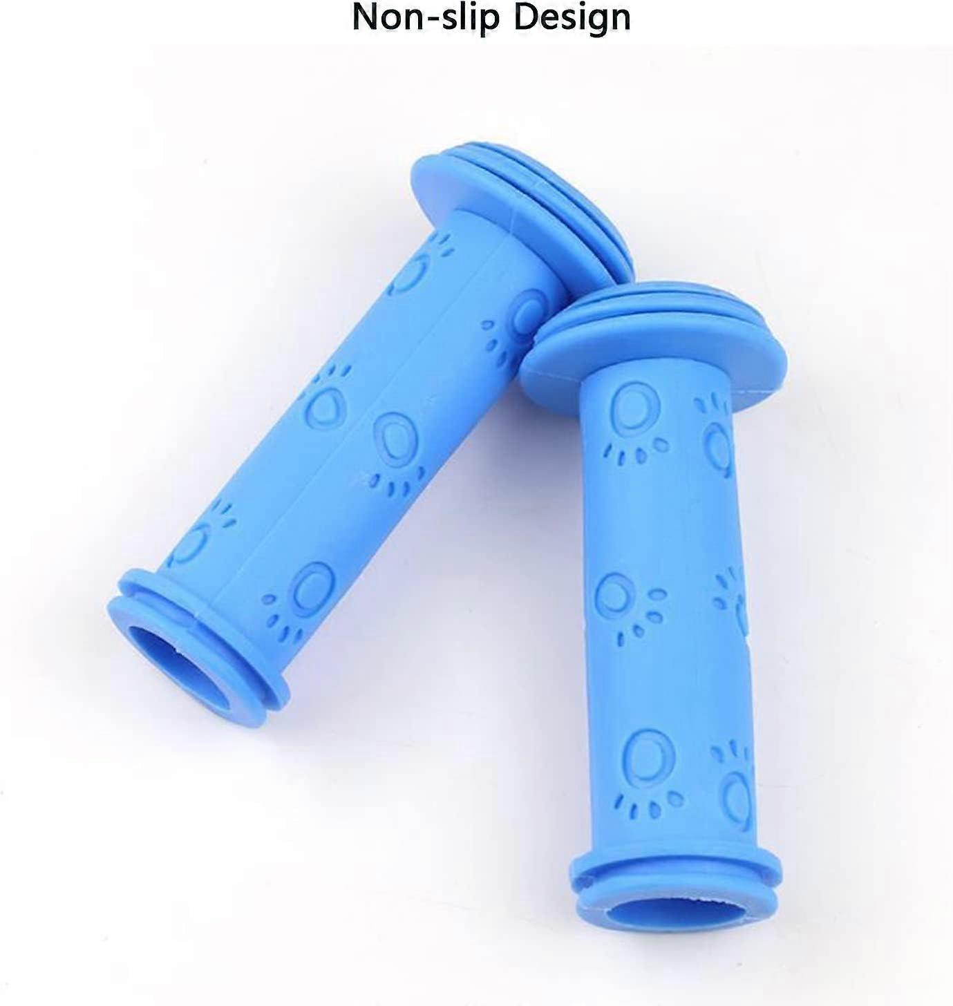 1Pair Bicycle Handlebar Grips Scooter Handle Grips Non-Slip Rubber ...
