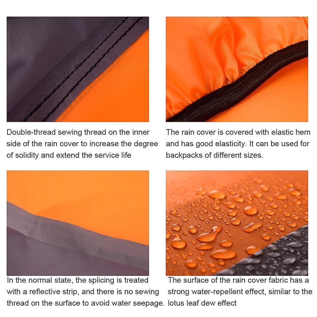 Multi colors backpack rain cover reflective waterproof bag cover ...