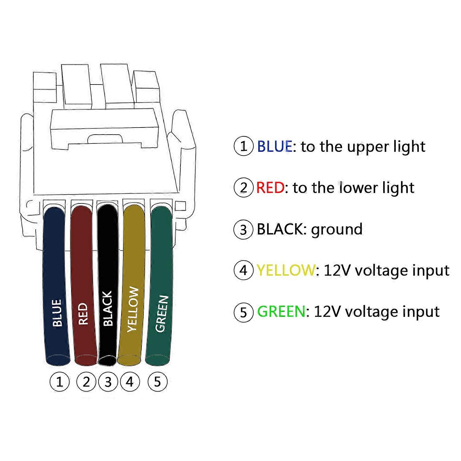 12V Dual Push Button car switch es LED LIGHT BAR FRONT REAR CAMERA For ...