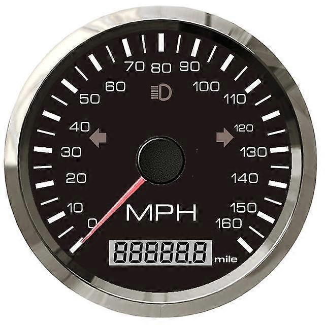 HD New 85mm GPS Speedometer 200kmh 120kmh Speed Gauge Digital Odometer ...