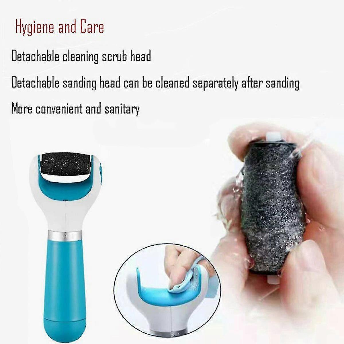 Scholl Velvet Smooth Pedi Diamond Crystals Electric Foot File Hard Skin ...