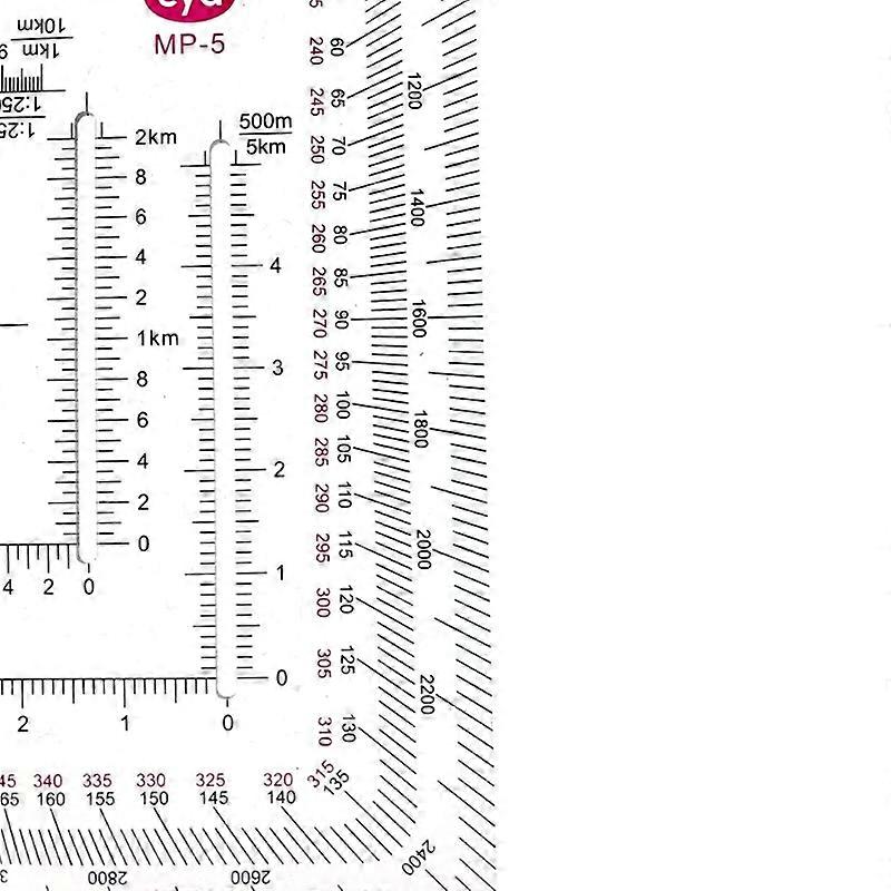 Topographic Flexible Map Scale & Protractors Military UTM/MGRS Reader ...