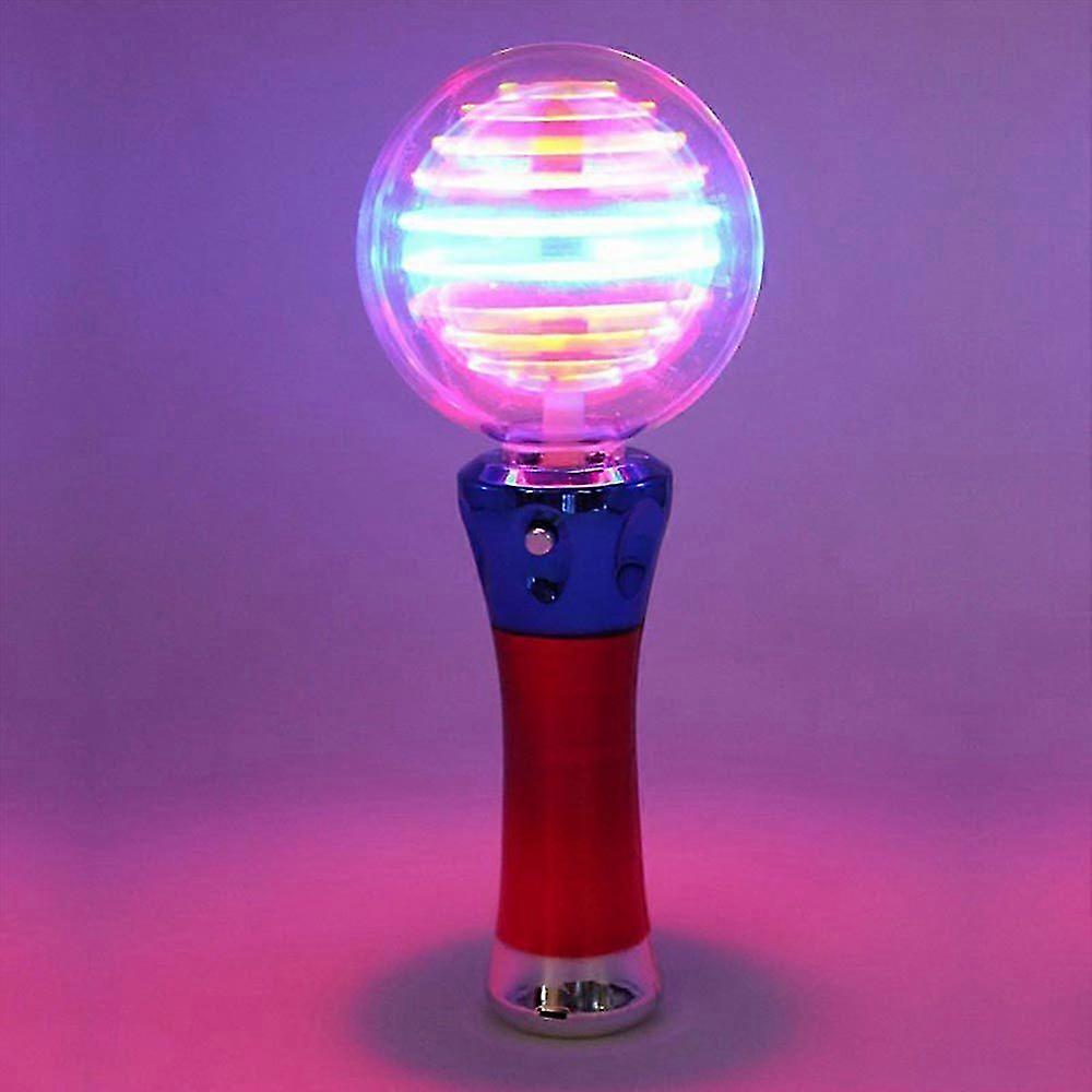 Light Up Spinning Ball Wand Flashing LED Magic Wand Show Spin Lights ...