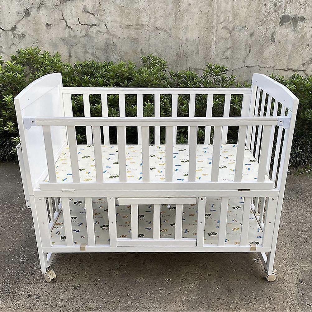 4pcs Swivel Crib Casters Wheels Silent Furniture Casters Baby Cot Wheel ...