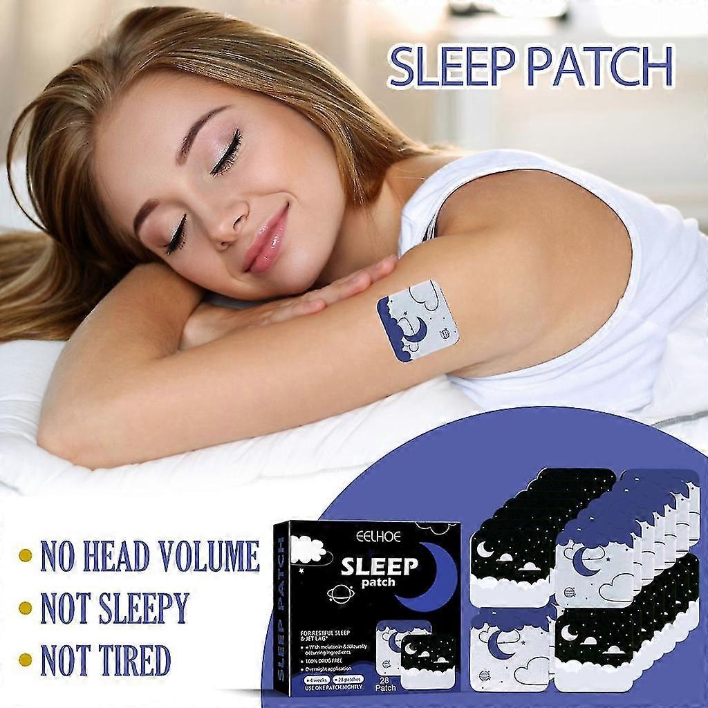 28pcs Help Sleep Stickers Insomnia Treatments Patch Sleeping Patches ...