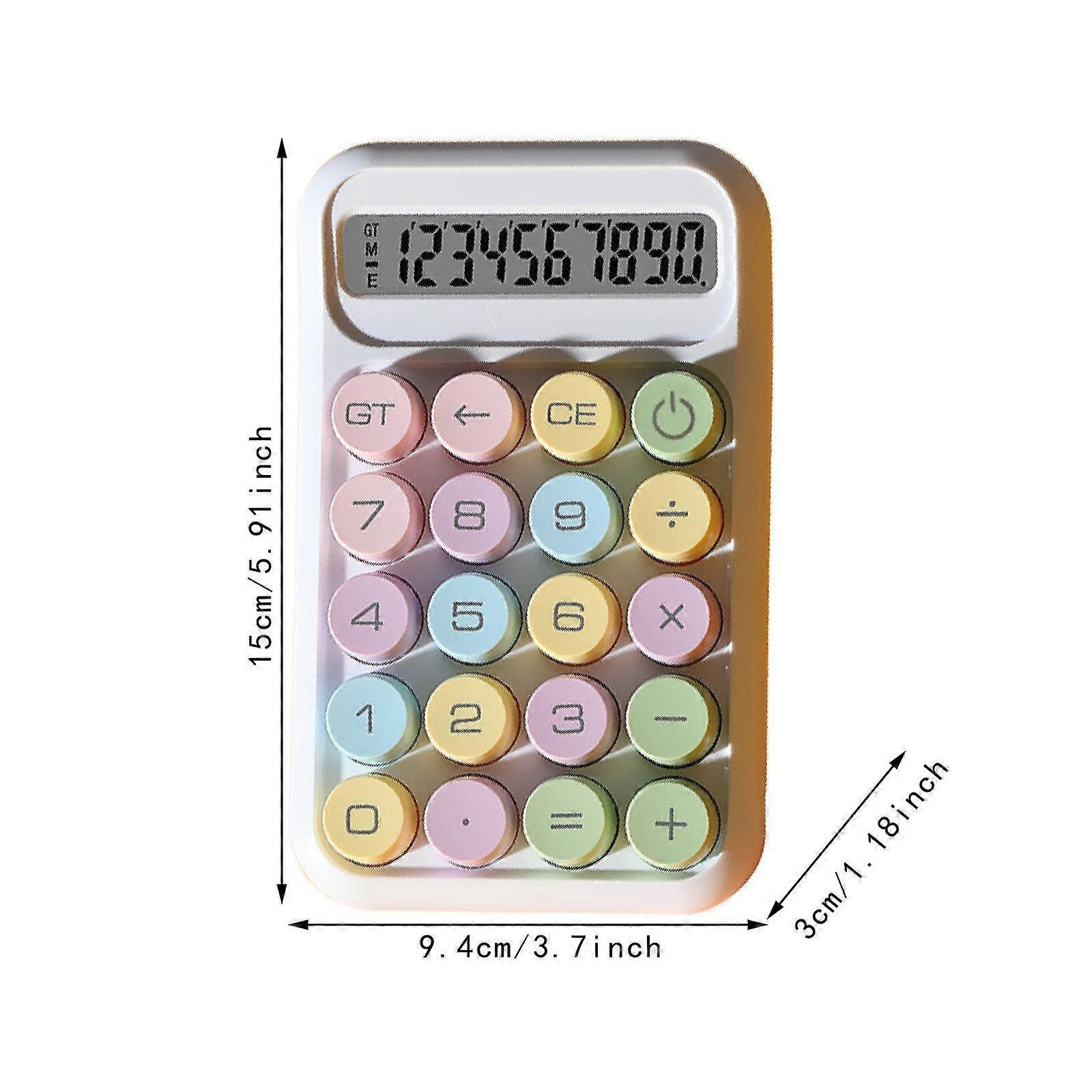 10 Digit Calculator Basic Pocket Calculator Desk Accessory Stationery ...