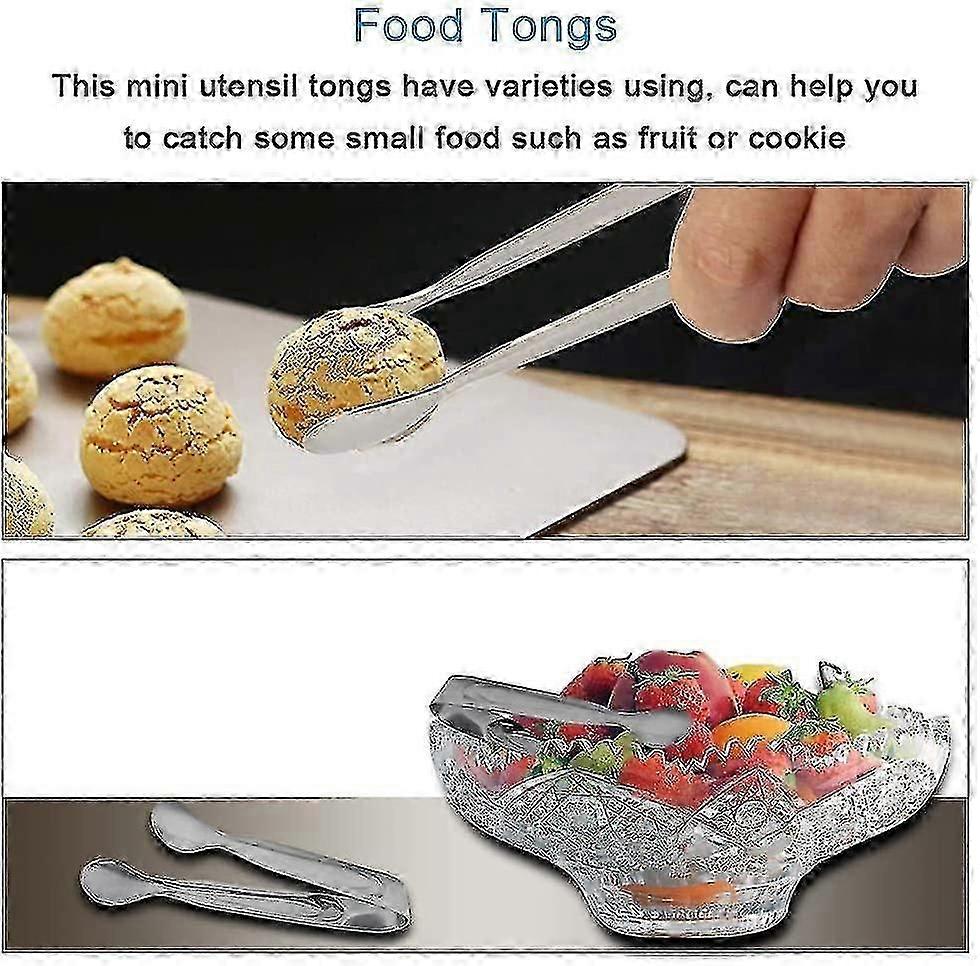 Set Of 10 Stainless Steel Mini Ice Clips For Wedding Party, Bar ...