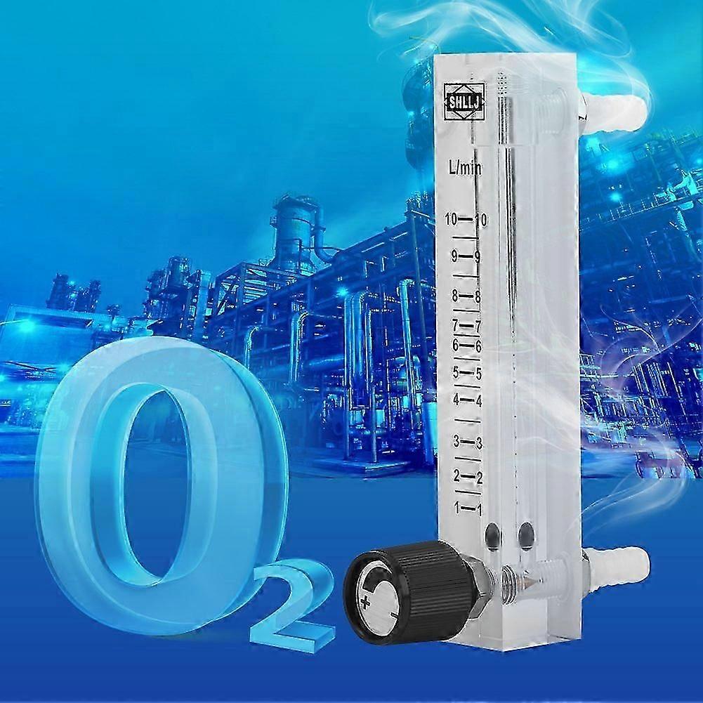 Gas Flow Meter 1 10 Lpm Flow Meter Flow Meter With Regulating Valve For Oxygen Air Gas Fruugo Pl