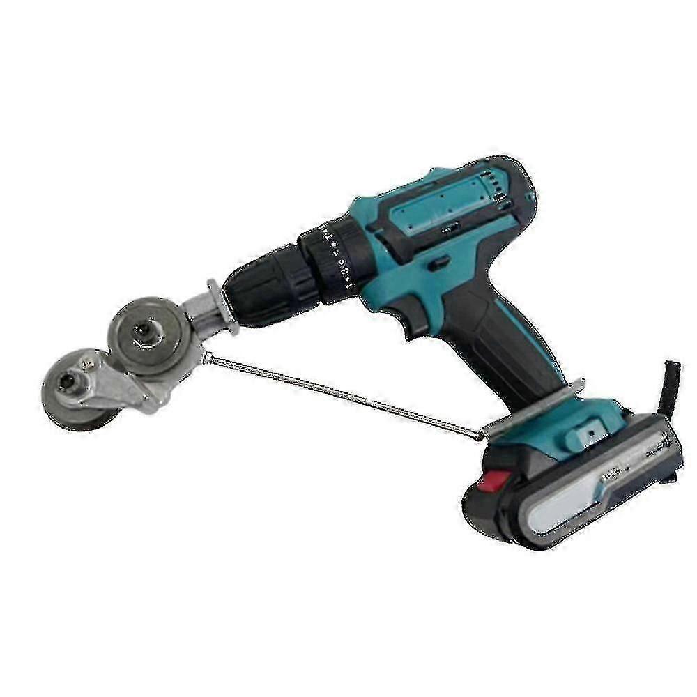 Electric Drill Plate Cutter Double Hea Sheet Metal Nibbler Cutter ...