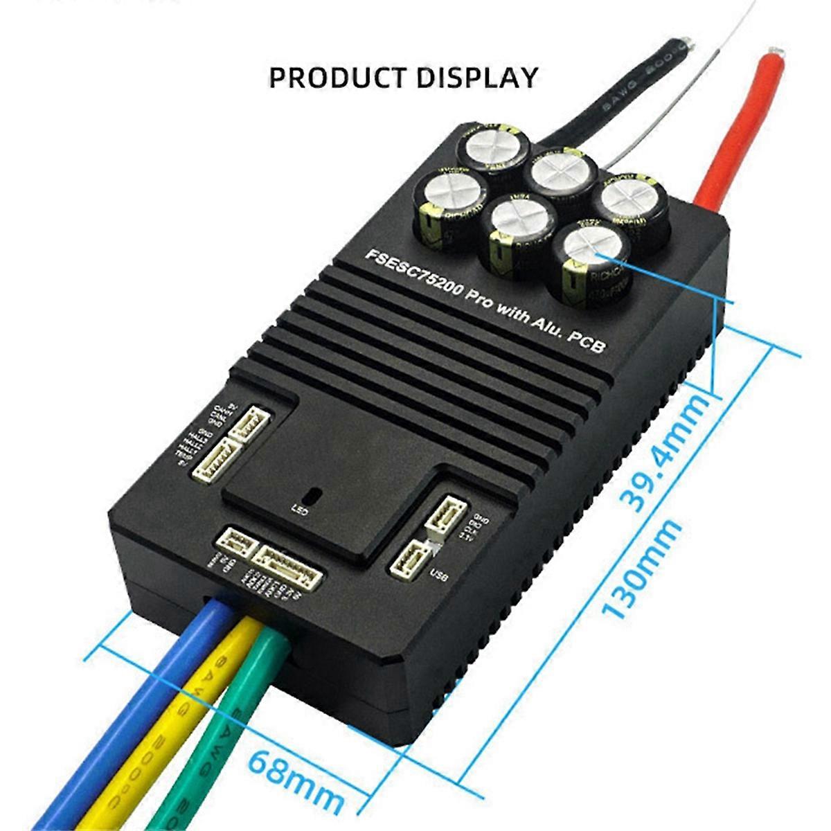 75200 Pro ESC 84V 300A Built-in Bluetooth ESC Controller | Fruugo UK