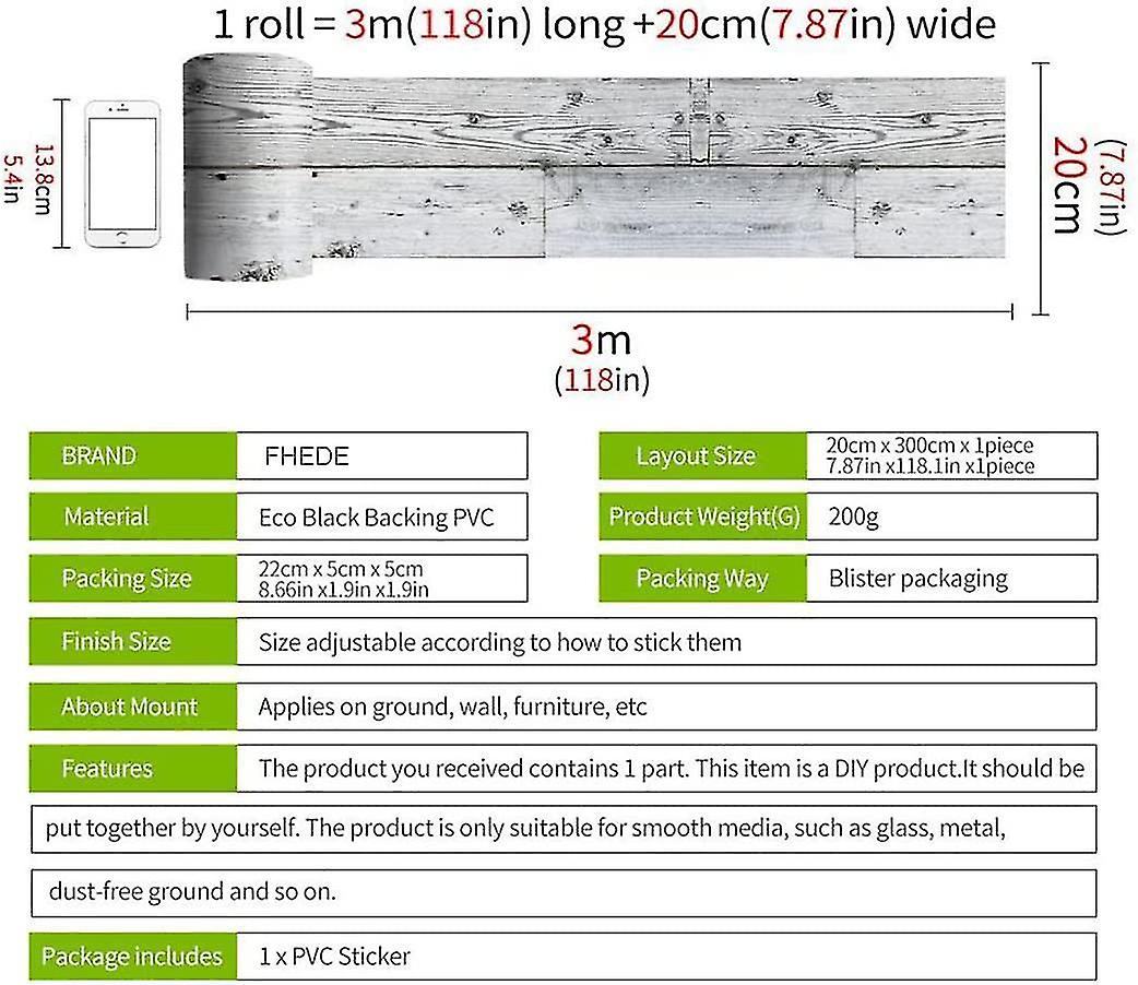 DIY Golv kakel självhäftande Pvc, golv kakel mönster färg, 20 * 300cm ...