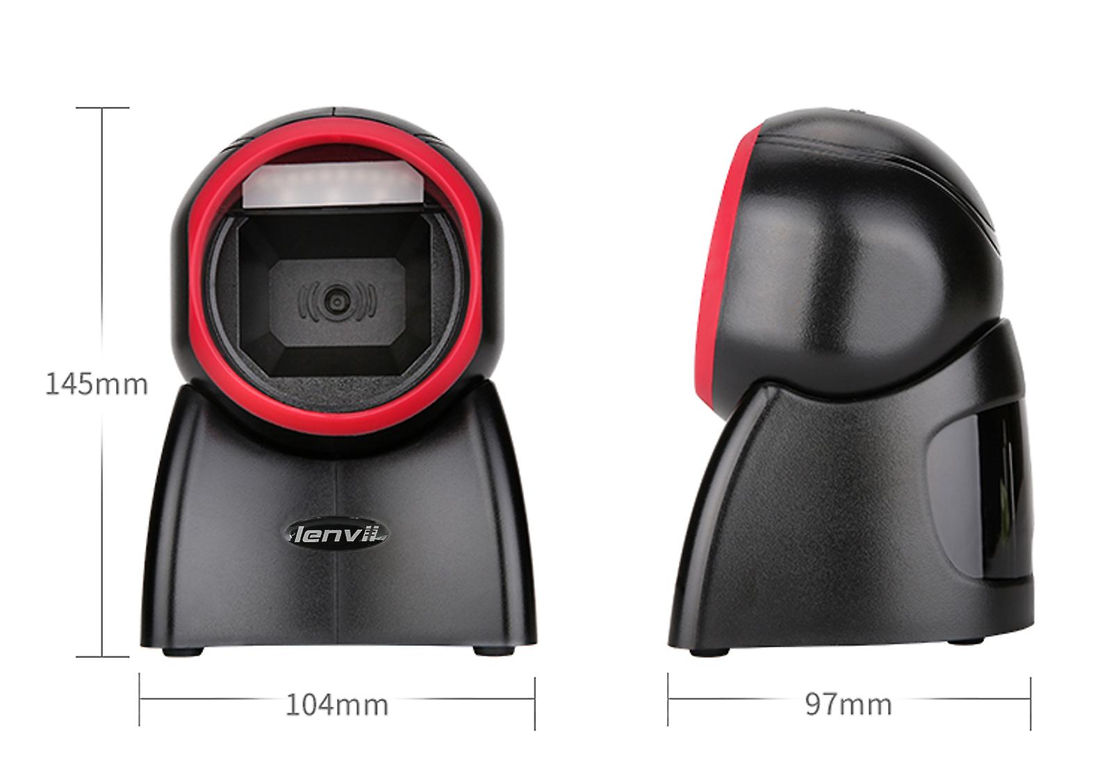LENVII E655 Desktop Automatic 2D Barcode Scanner Omnidirectional ...